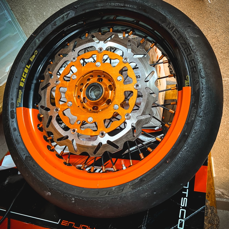 Bicolor Motard Stickers Kit rims | Customize your wheels