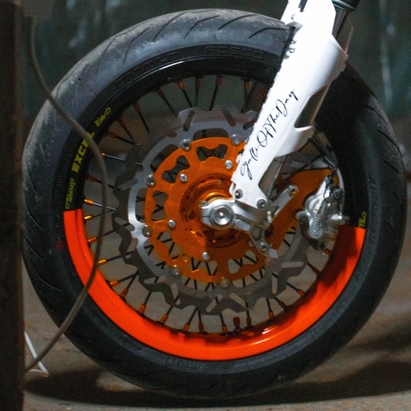 Bicolor Motard Stickers Kit rims | Customize your wheels