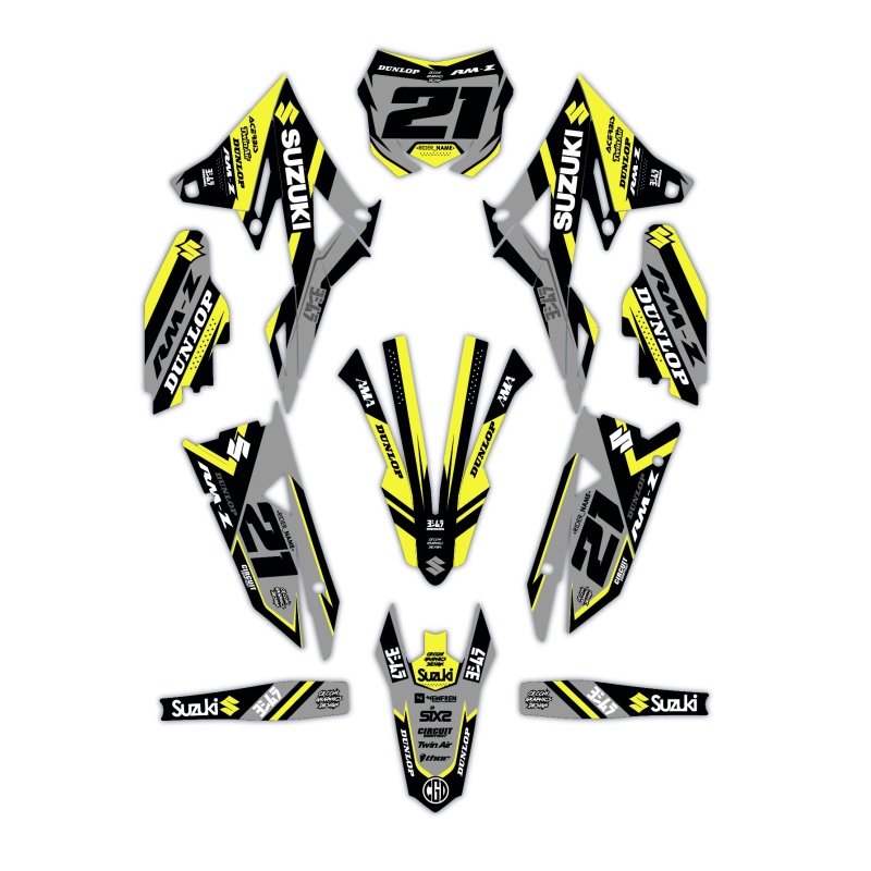 Suzuki Valenti motorcycle graphics | Custom sticker kit