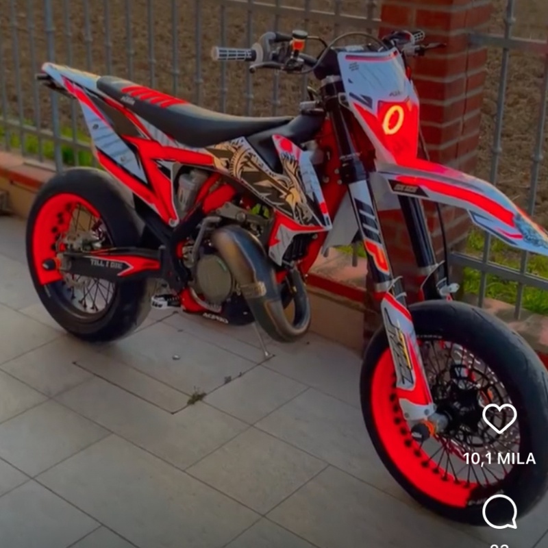 Bicolor Motard Stickers Kit rims | Customize your wheels