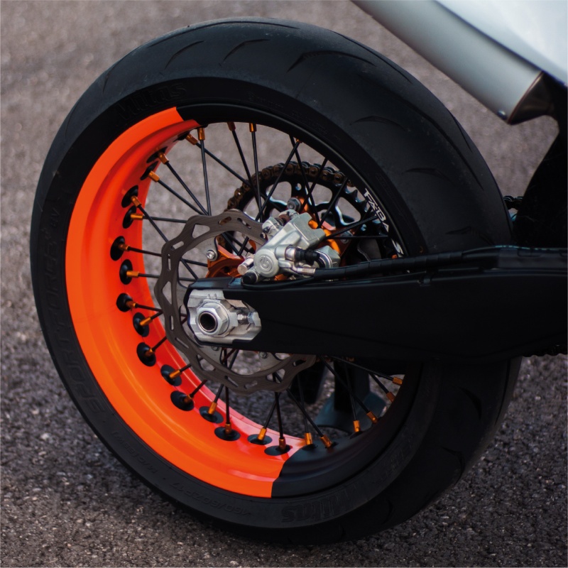 Bicolor Motard Stickers Kit rims | Customize your wheels