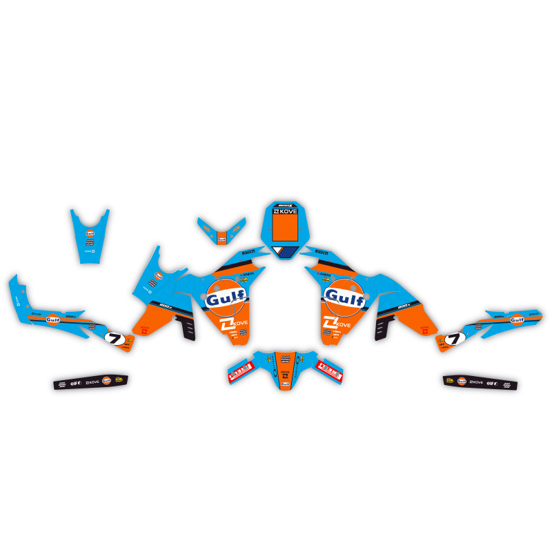 Kove 800 X motorcycle graphics | Custom sticker kit