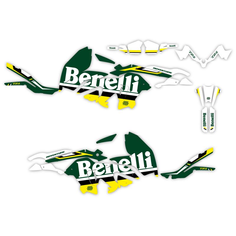BENELLI TRK 502 X motorcycle graphics | Custom sticker kit