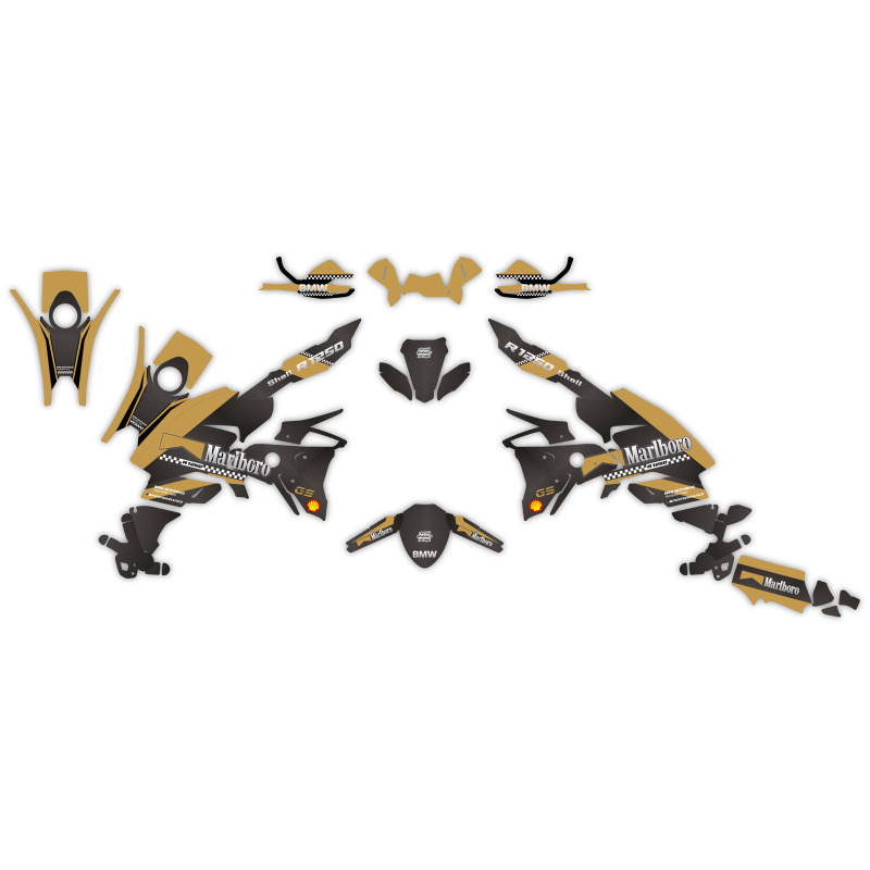 Bmw GS 1200 1250 1300 800 motorcycle graphics | Custom sticker kit